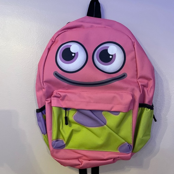 Accessories | Nwot Pink Character Backpack Nwot 51 Spongebob Square ...